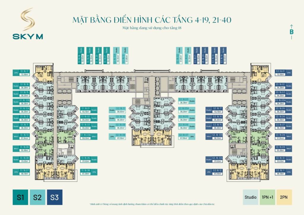 Mặt bằng Sky M Hạ Long